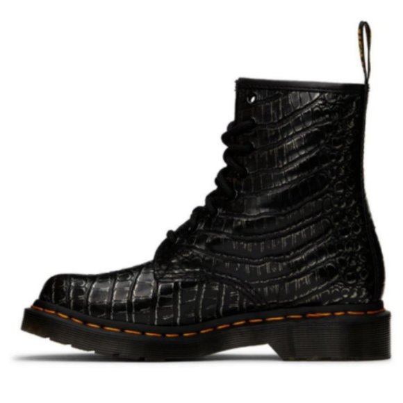 Dr. Martens | Shoes | Dr Martens 46 Wild Croc Leather Embossed Boot ...
